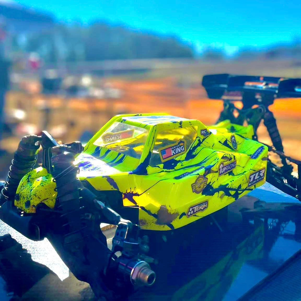 Hunter King with the dialed pit spot