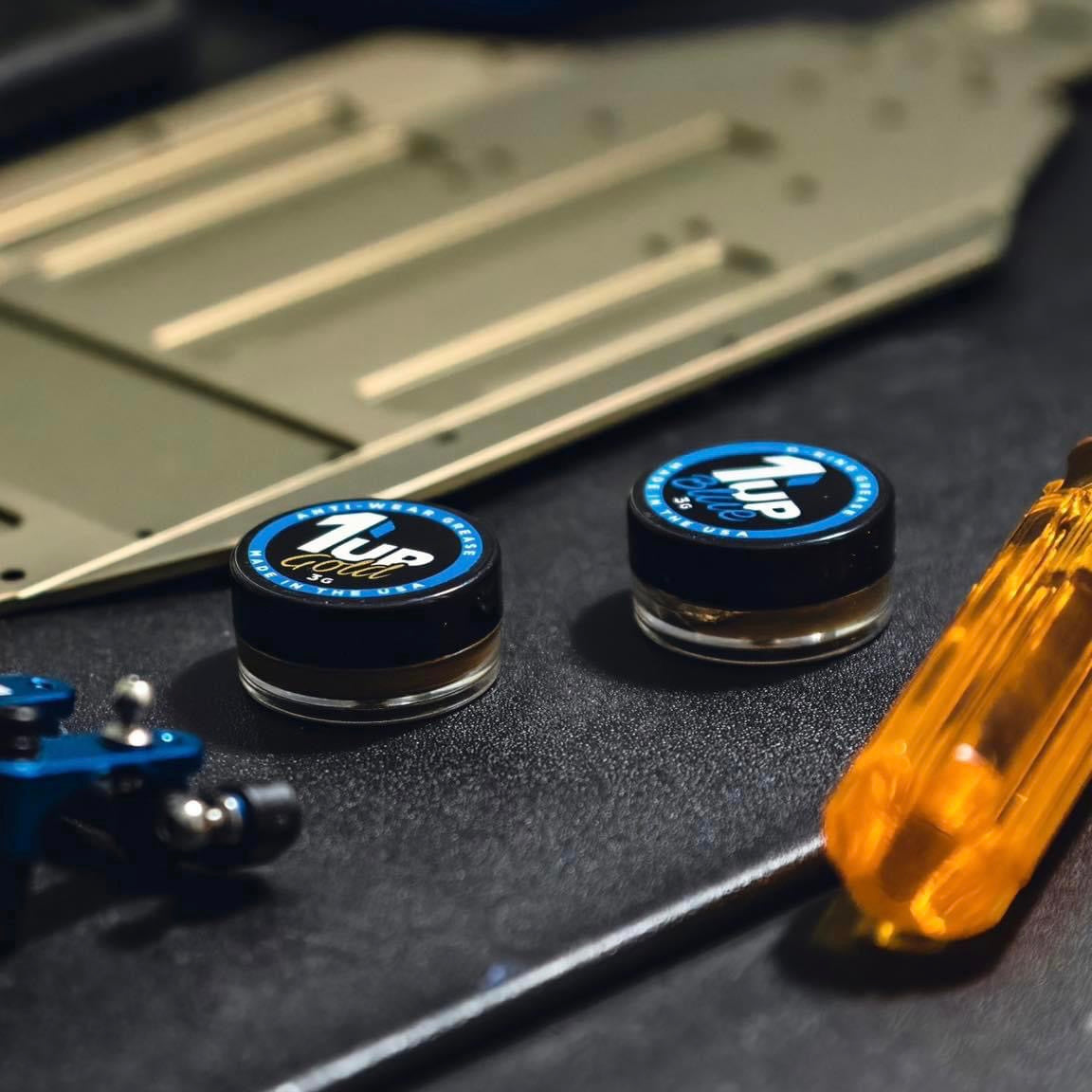 1up all your builds with Gold and Blue Greased