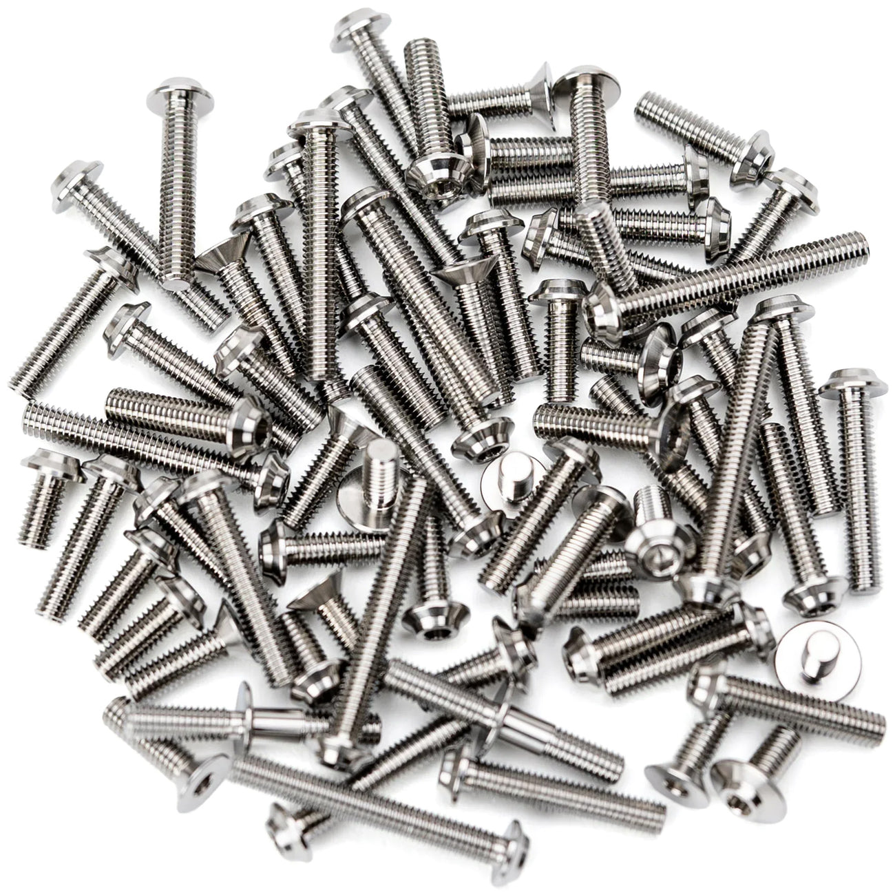 1up Racing Pro Duty Titanium Upper Screw Set - TLR 22X-4 - 118pcs