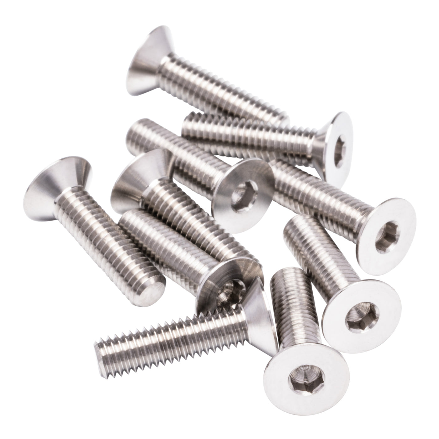 1up Racing Pro Duty Titanium Screws - Flat Head